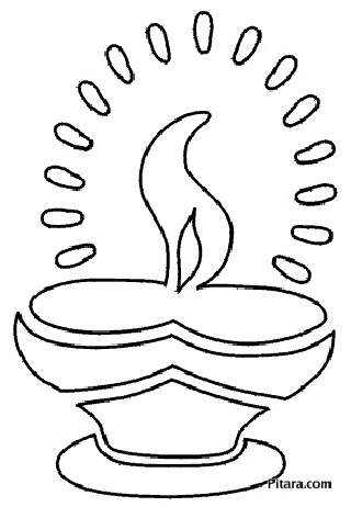 Diwali Coloring Pages for kids | Pitara Kids' Network